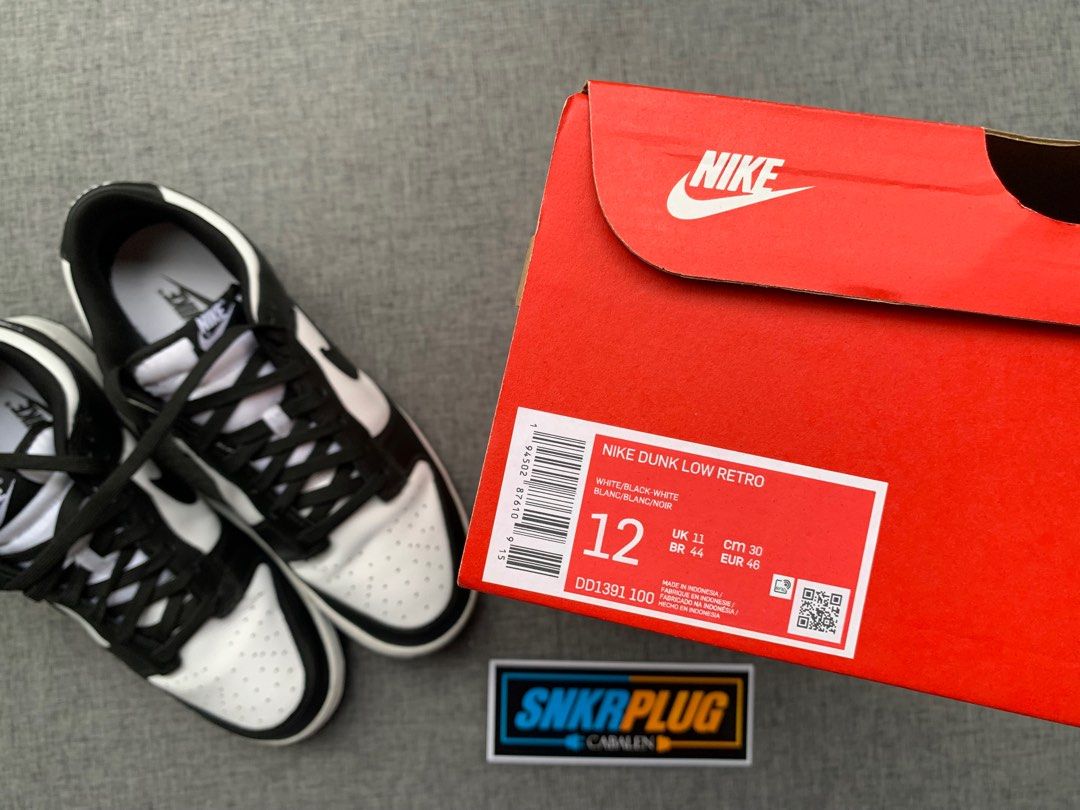 Nike Dunk Low Retro Panda, Men's Fashion, Footwear, Sneakers on Carousell