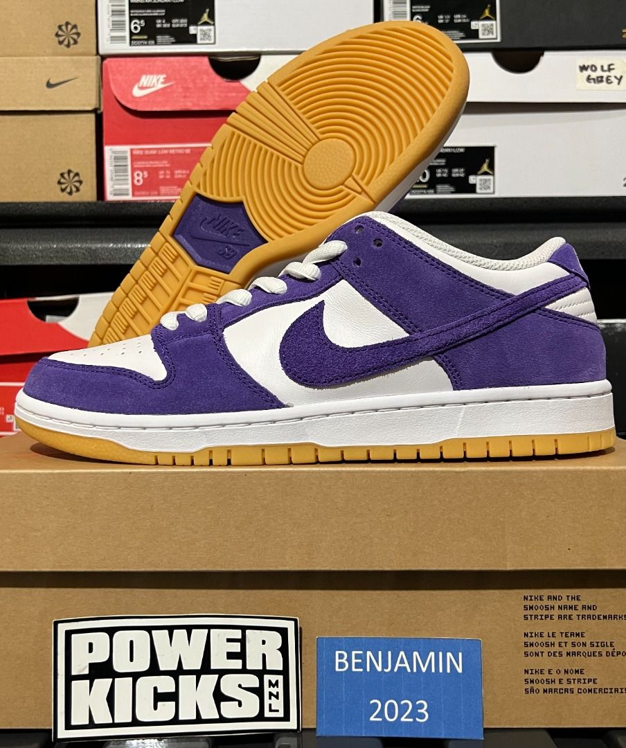 Nike SB Dunk Low Pro ISO 'Purple Suede' on Carousell