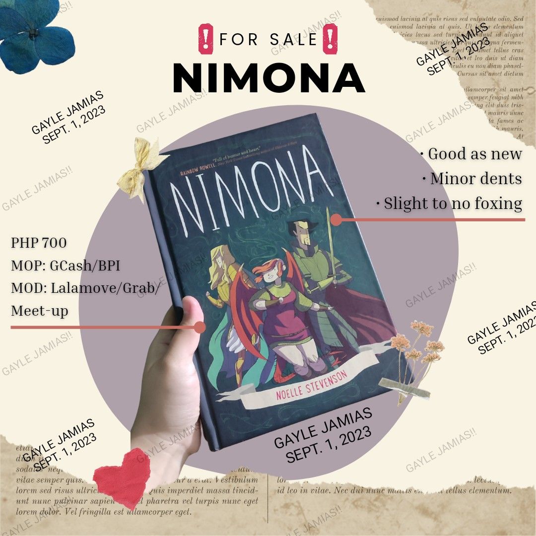 NIMONA by Noelle Stevenson, Hobbies & Toys, Books & Magazines, Comics ...