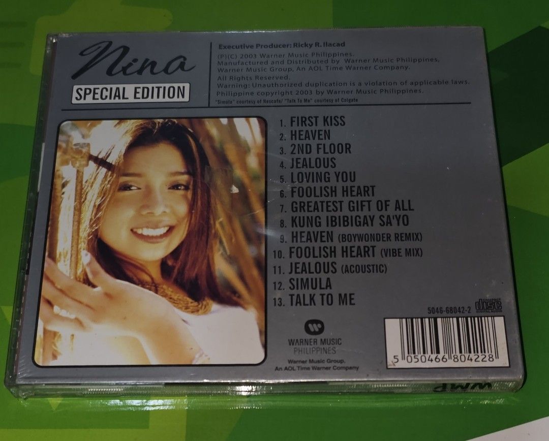 Nina - Nina Special Edition - CD Sealed and New - OPM Pinoy Music ...
