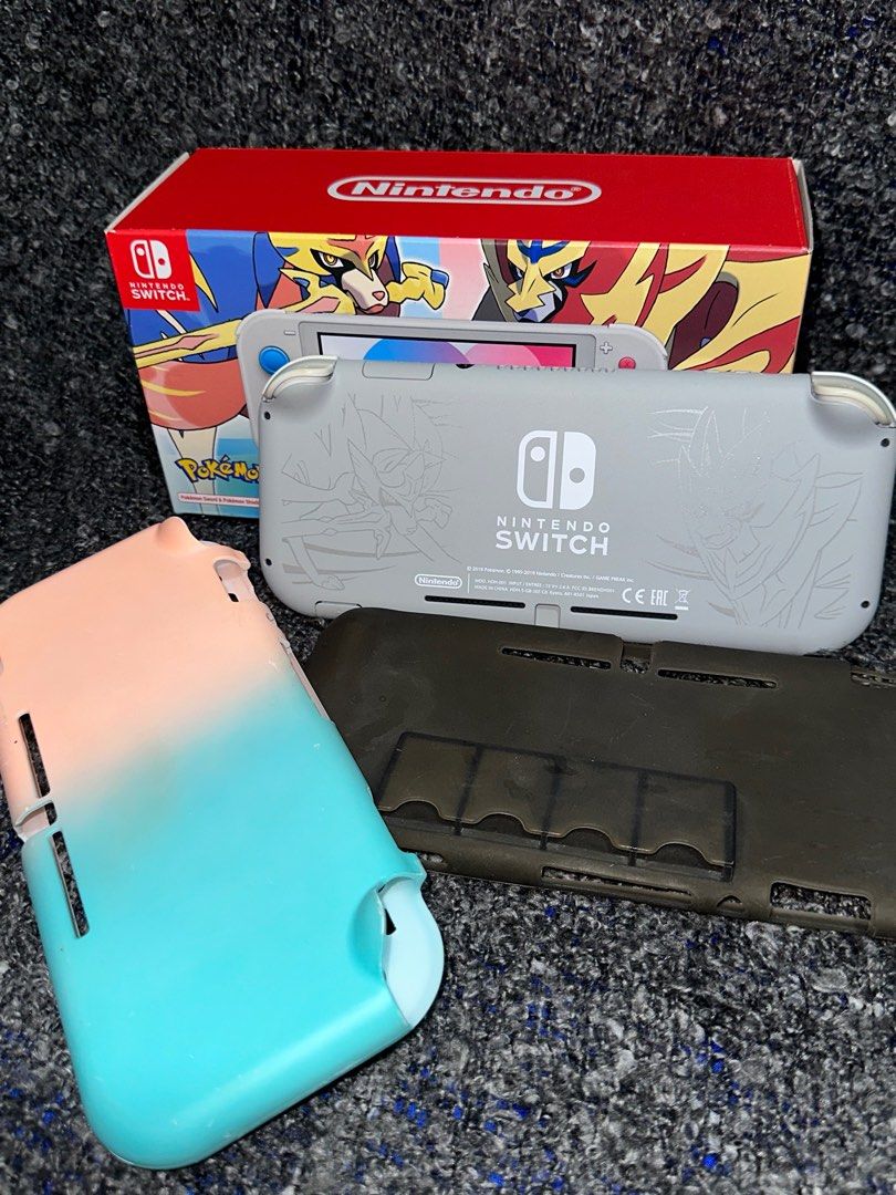 Nintendo Switch Lite Zacian and Zamazenta (Pokemon Sword & Shield ...