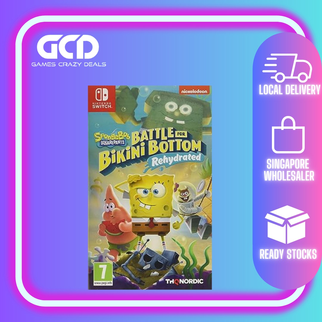 Nintendo Switch SpongeBob SquarePants: Battle for Bikini Bottom ...