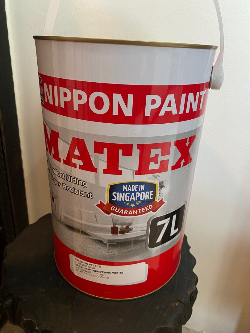 Nippon Paint super matex white, Furniture & Home Living, Home Improvement & Organisation, Home ...