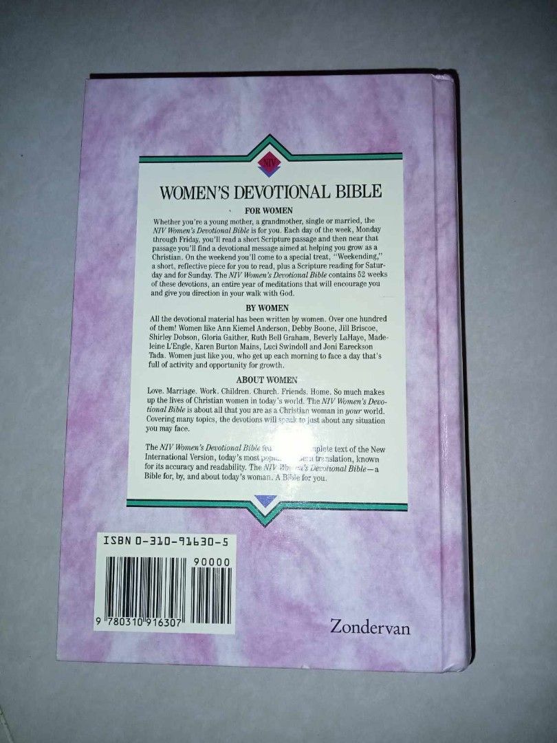 NIV Women's Devotional Bible on Carousell