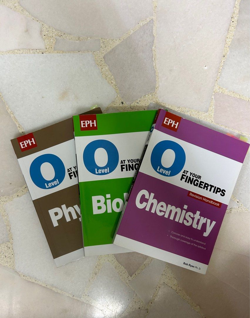 O Level Pure Sciences Revision Handbooks (Chemistry, Biology, Physics ...