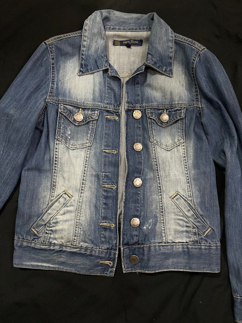 Oasis Denim Jacket on Carousell