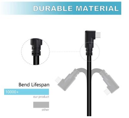 Oculus Quest & Quest 2 Link Cable 5M - USB 3.2 Gen 1 (5Gbps 3A) High ...