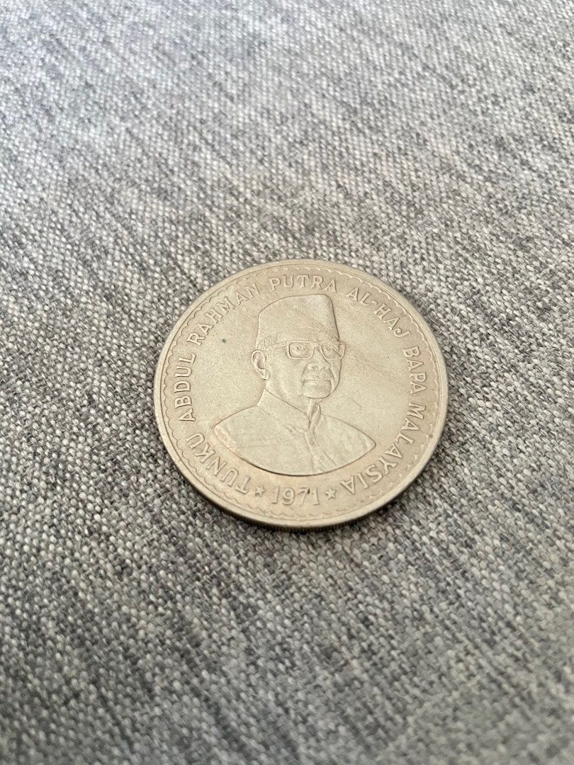 Malaysia 1971 RM5 5 Ringgit Old Coin, Hobbies & Toys, Memorabilia ...