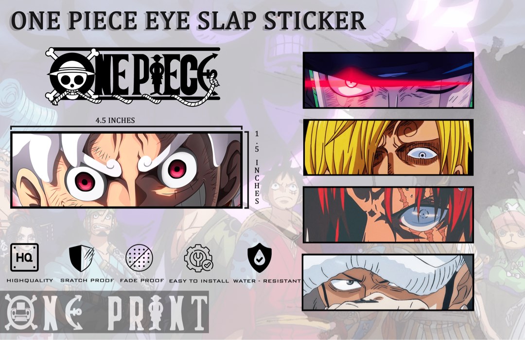 One Piece Eye Slap Sticker on Carousell