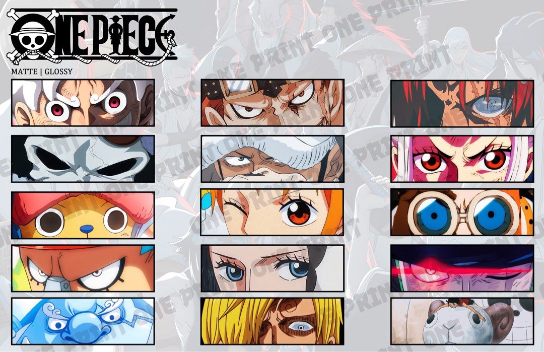 One Piece Eye Slap Sticker on Carousell