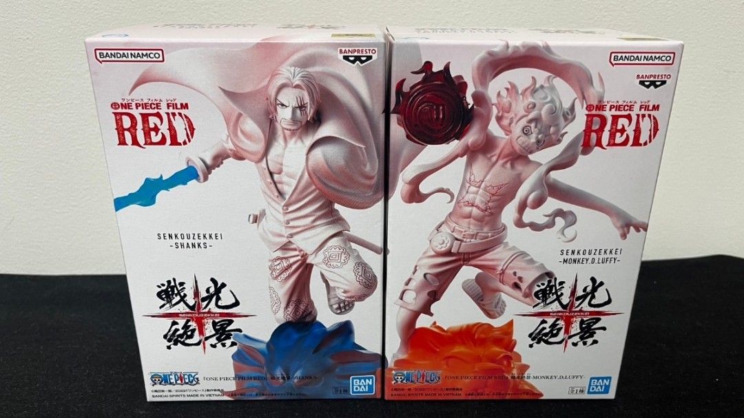One Piece Film Red Senkouzekkei Shanks & Gear 5 Luffy, Hobbies & Toys ...