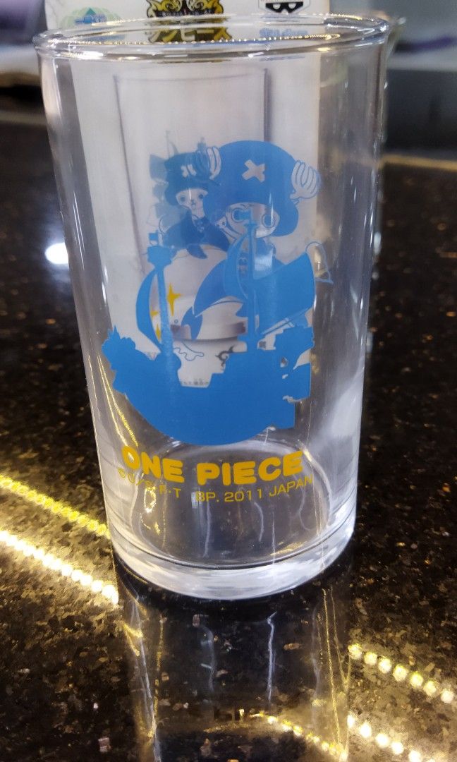 Onepiece Merchandise Gelas Chopper Biru, Toys & Collectibles, Mainan di ...