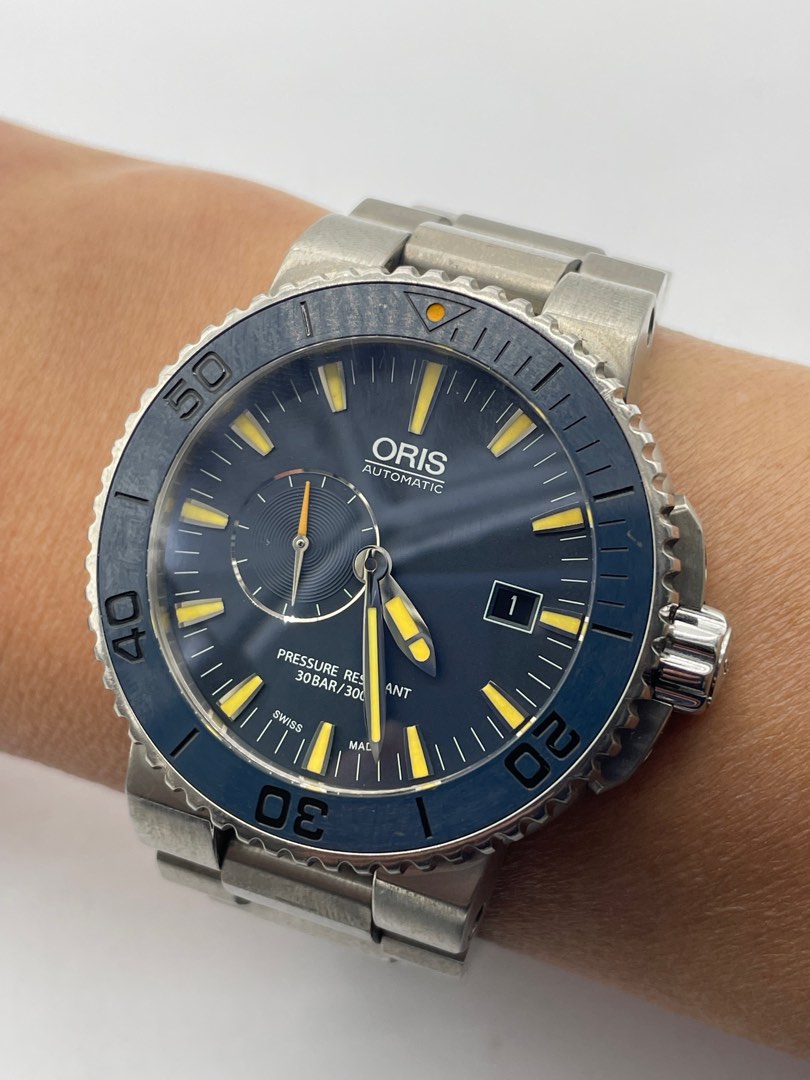 Oris Maldives Limited Edition 7654-71 43mm Automatic Watch, Men's Fashion, Watches & Accessories ...