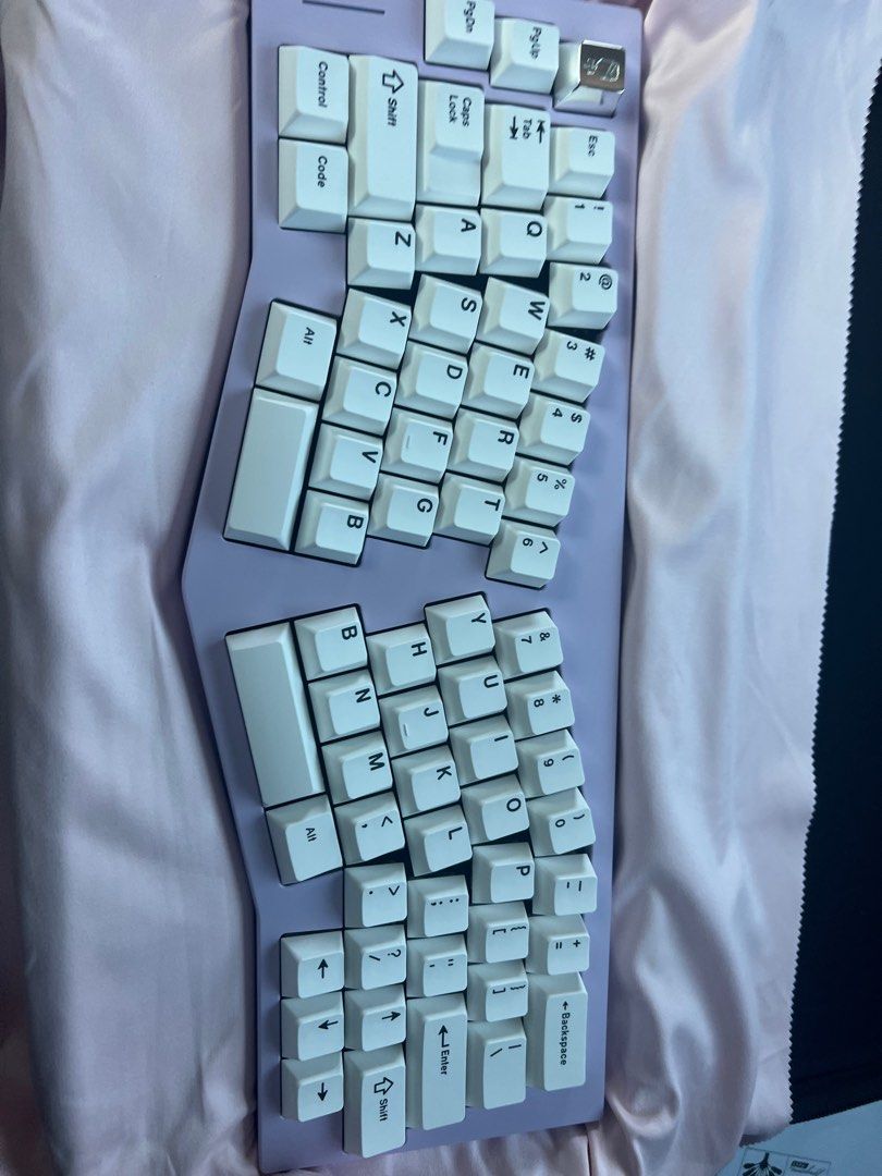 Owlab spring lilac fully built GMK Classic BOW Invokeys matcha latte v2 ...
