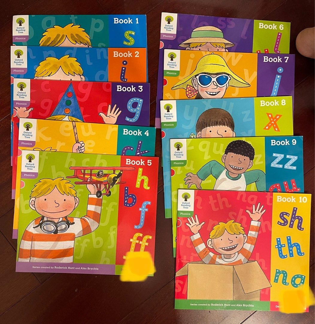 Oxford reading tree phonics book 1-10, 興趣及遊戲, 書本 & 文具, 小朋友書 - Carousell