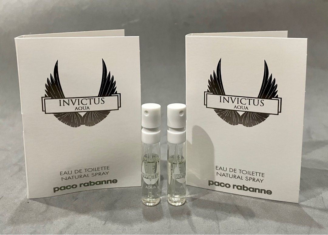 2for$10. Paco Rabanne Invictus Aqua White Perfume Samples for Men Edt ...
