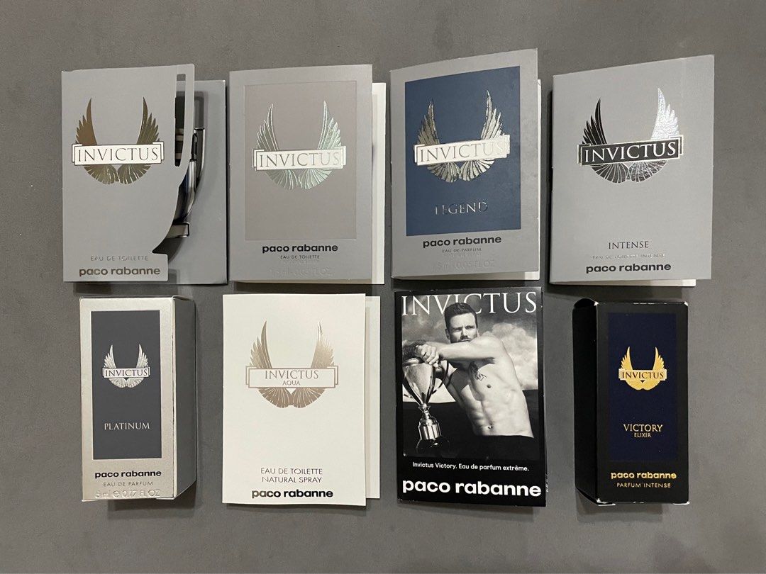 Paco Rabanne Invictus Perfume & Flankers Rare Set Samples & Mini ...