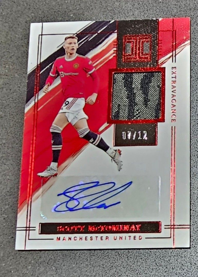 Panini Soccer Scott Mctominay Auto /12, Hobbies & Toys, Toys & Games on ...