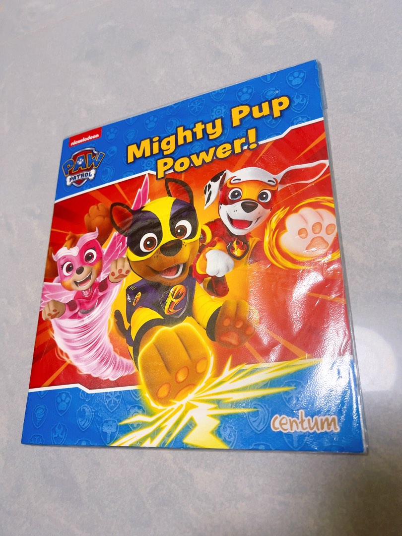 paw patrol - mighty pup power, 興趣及遊戲, 書本 & 文具, 小朋友書 - Carousell