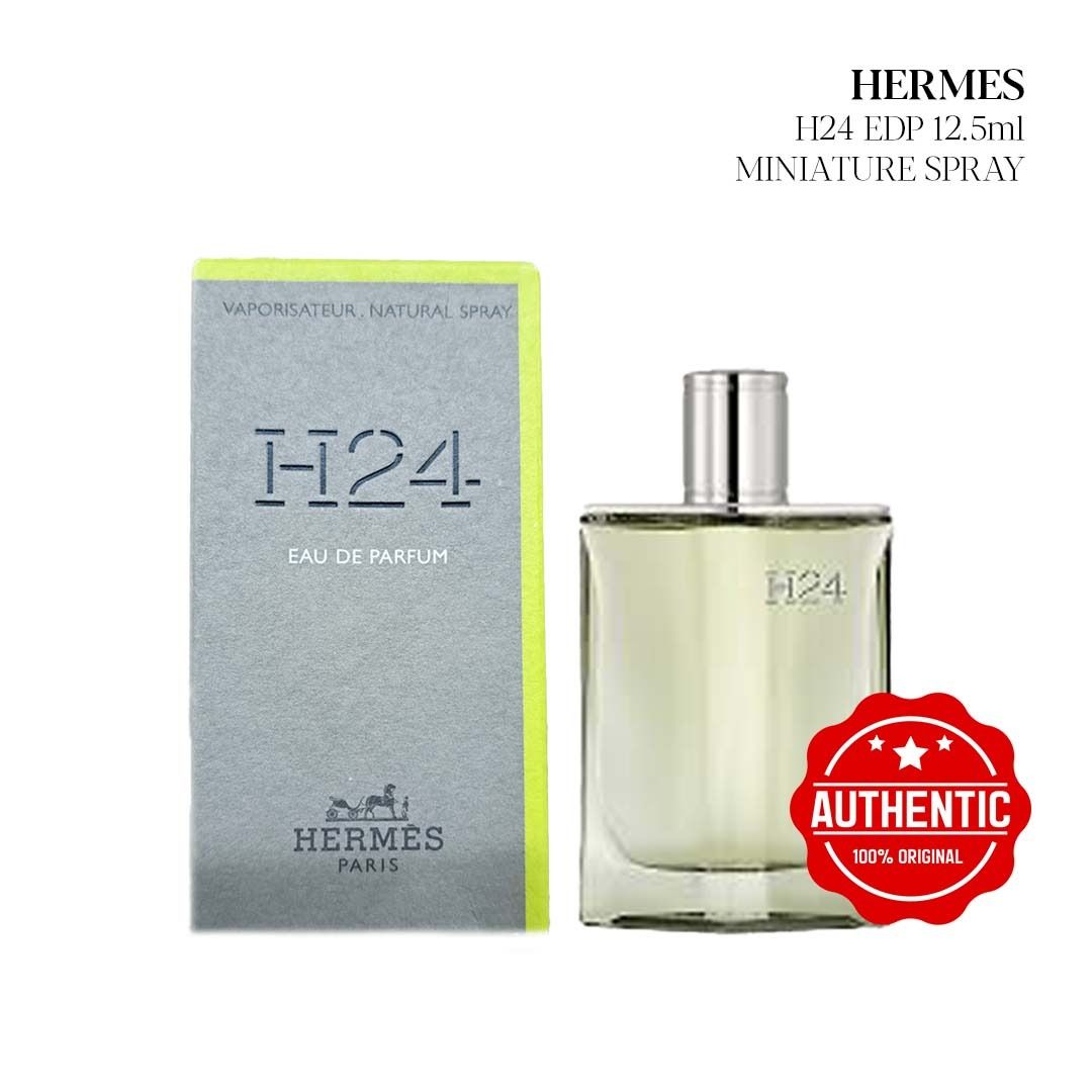 [PERFUME ALLEY] HERMES H24 EDP MINIATURE 12.5ml, Beauty & Personal Care, Fragrance & Deodorants ...