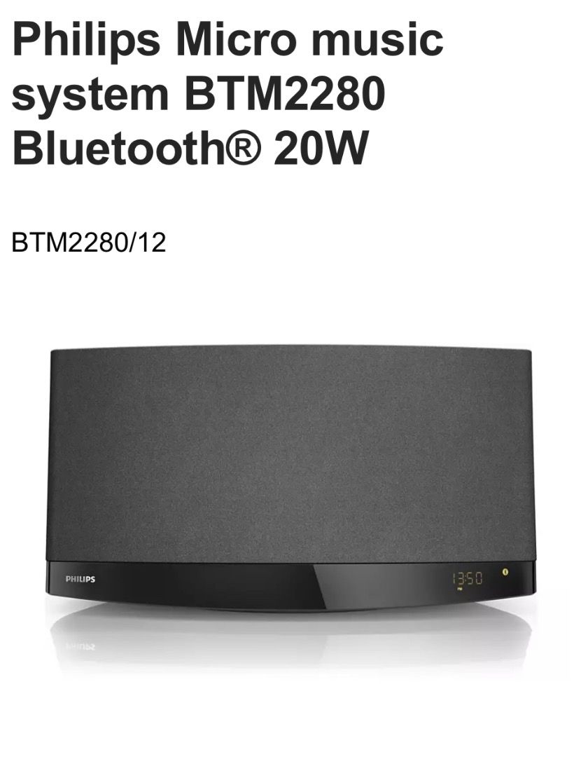 Philips Micro music system BTM2280/12, Audio, Other Audio Equipment on ...