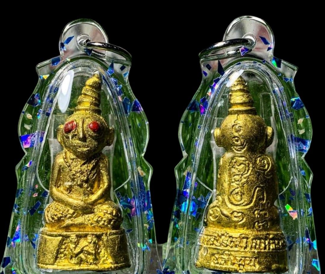 Phra Ngan Ta Daeng 1st Batch By Ajarn Nut BE2561 Thai Amulet, Hobbies ...