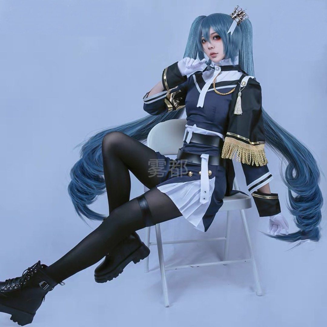 [PO] Hatsune Miku Military Uniform Project Sekai Cosplay PJSK, Hobbies ...