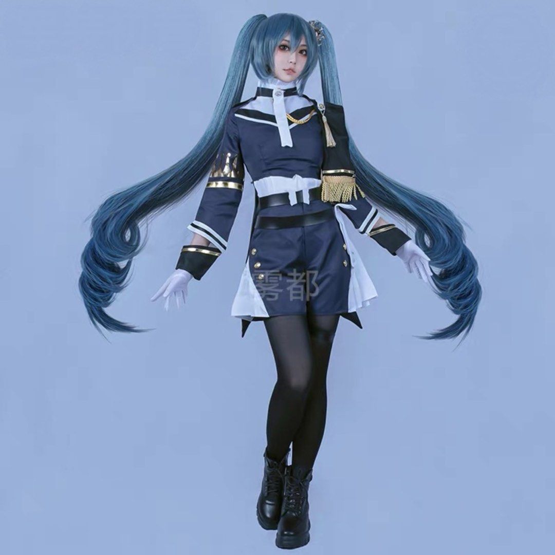 [PO] Hatsune Miku Military Uniform Project Sekai Cosplay PJSK, Hobbies ...