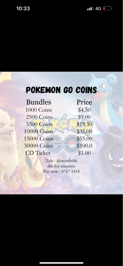 Pokemon Go Coins, Video Gaming, Gaming Accessories, In-Game Products on ...