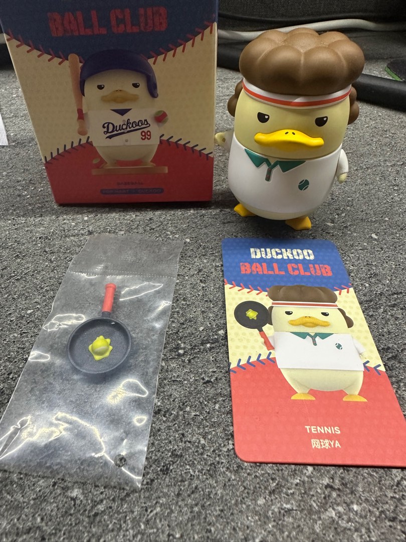 Pop Mart Duckoo Ball Club Tennis, Hobbies & Toys, Toys & Games on Carousell