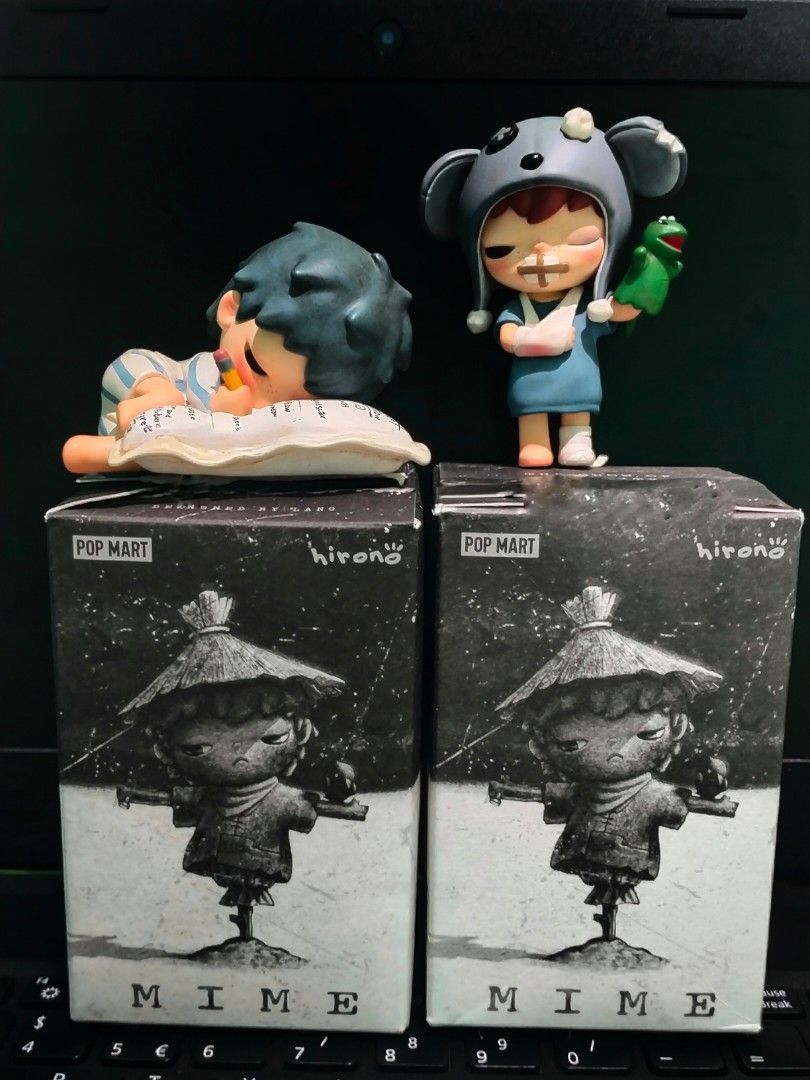 Popmart Hirono Mime Poem Unspoken on Carousell