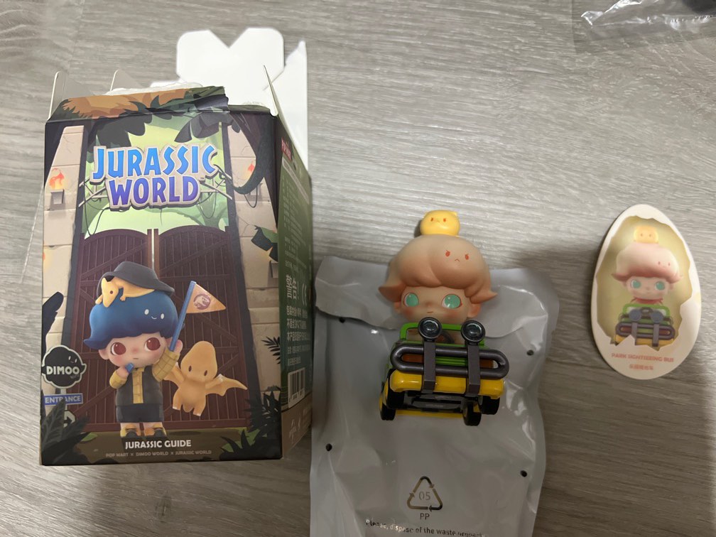 Popmart Jurassic world dimoo, Hobbies & Toys, Toys & Games on Carousell