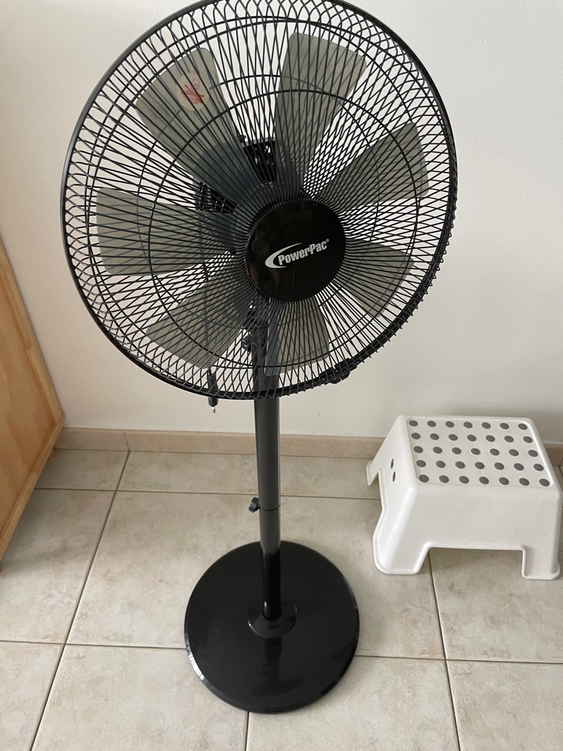 Powerpac Standing Fan, Furniture & Home Living, Lighting & Fans, Fans ...