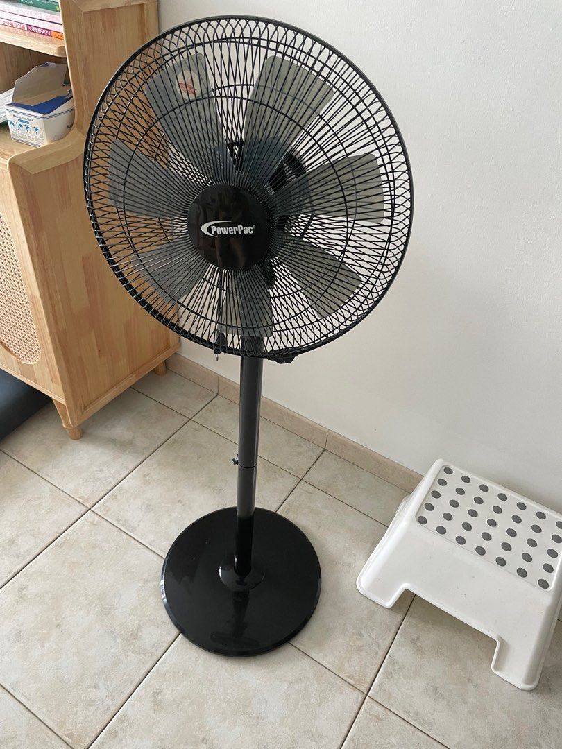 Powerpac Standing Fan, Furniture & Home Living, Lighting & Fans, Fans ...