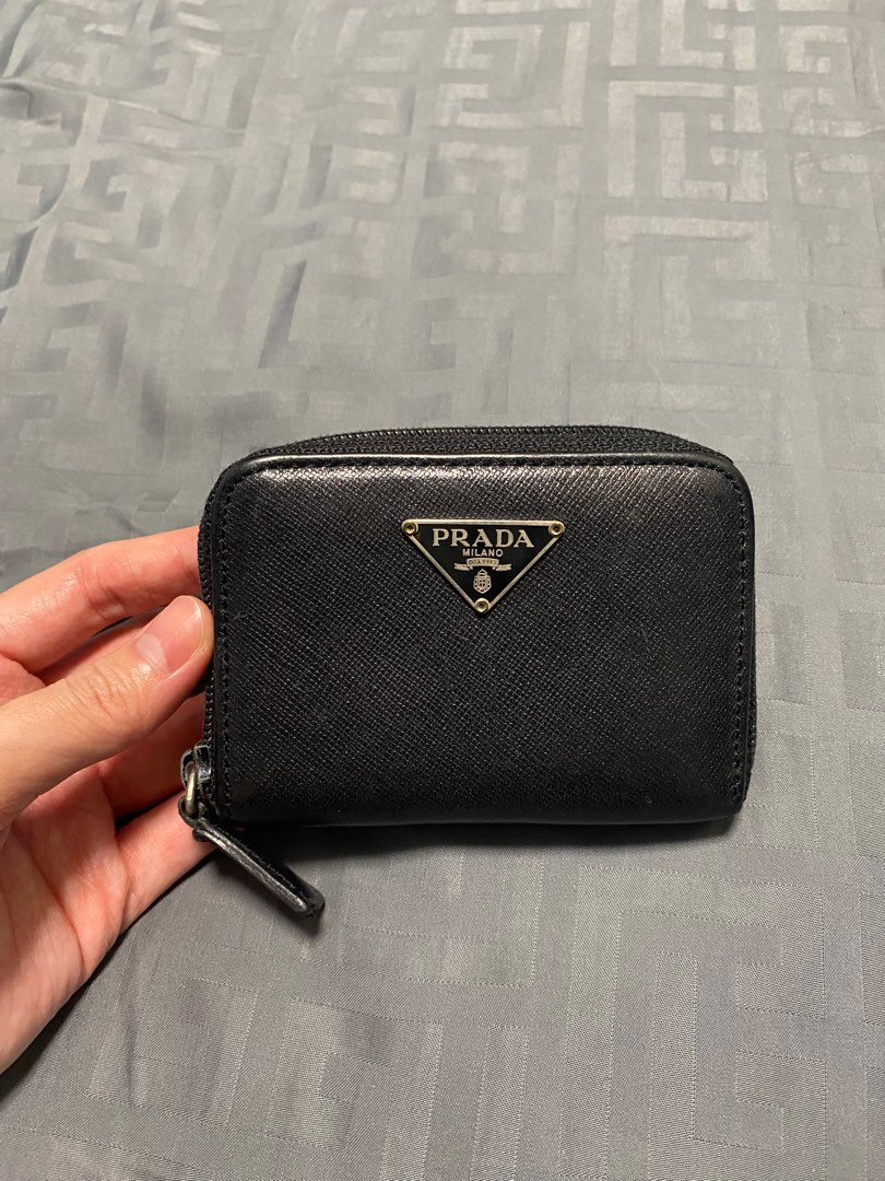 Prada Coin Wallet, Luxury, Bags & Wallets on Carousell