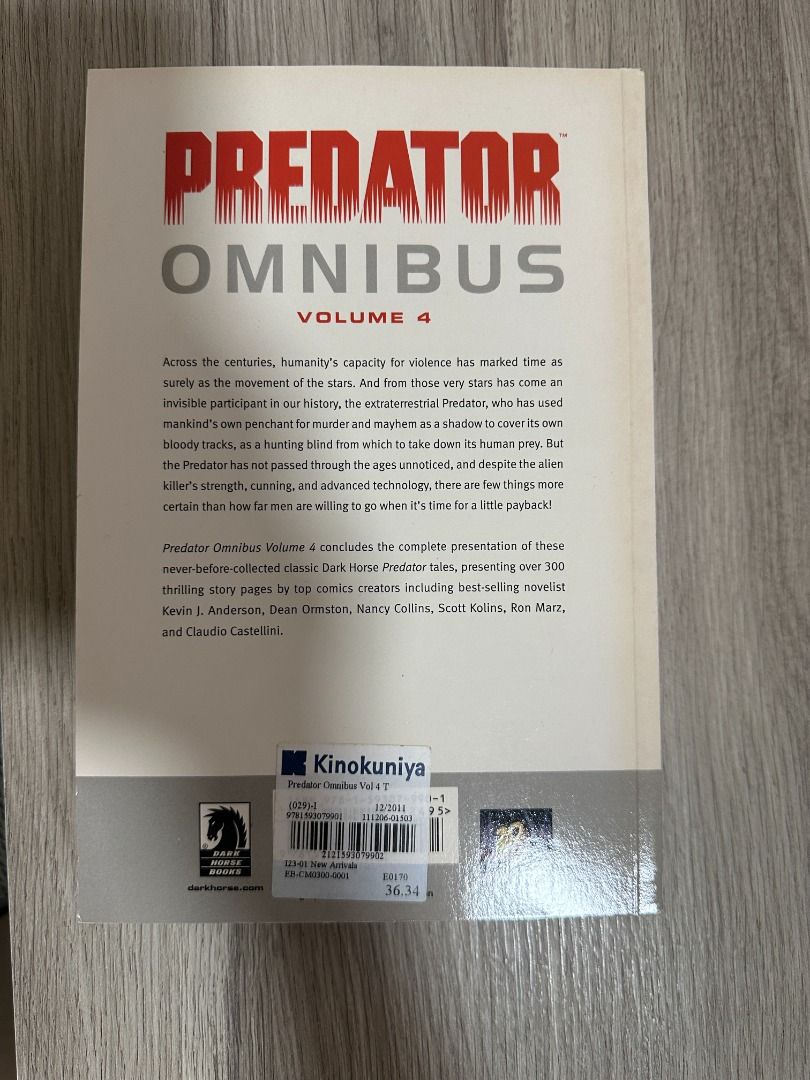 Predator - Omnibus Volume 4, Hobbies & Toys, Books & Magazines, Comics & Manga on Carousell