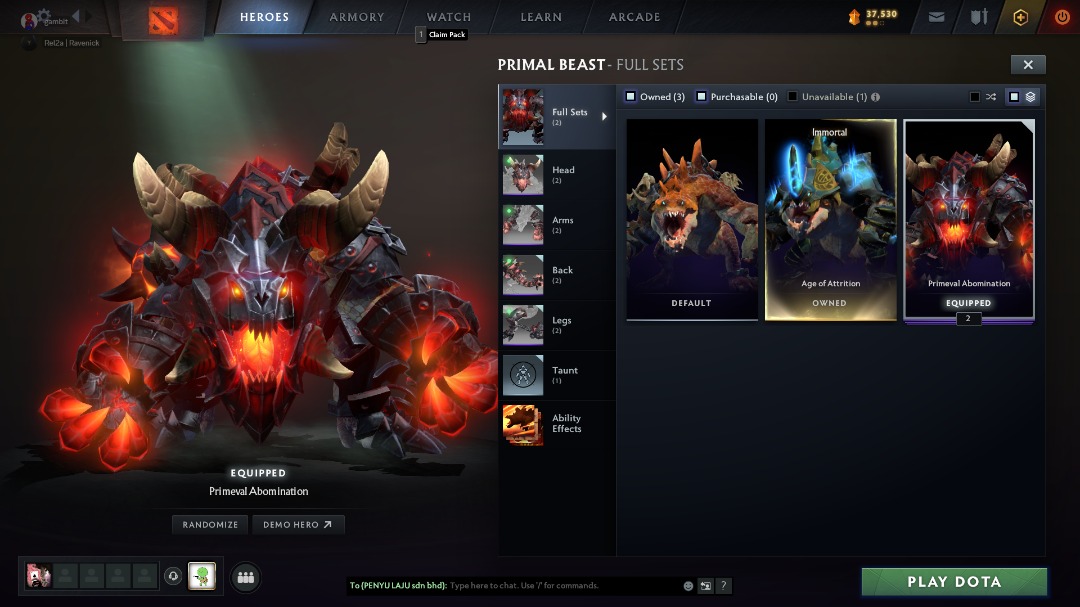 Primal Beast Dota 2 Summer August 2023 Collector Cache Unbundle, Video ...