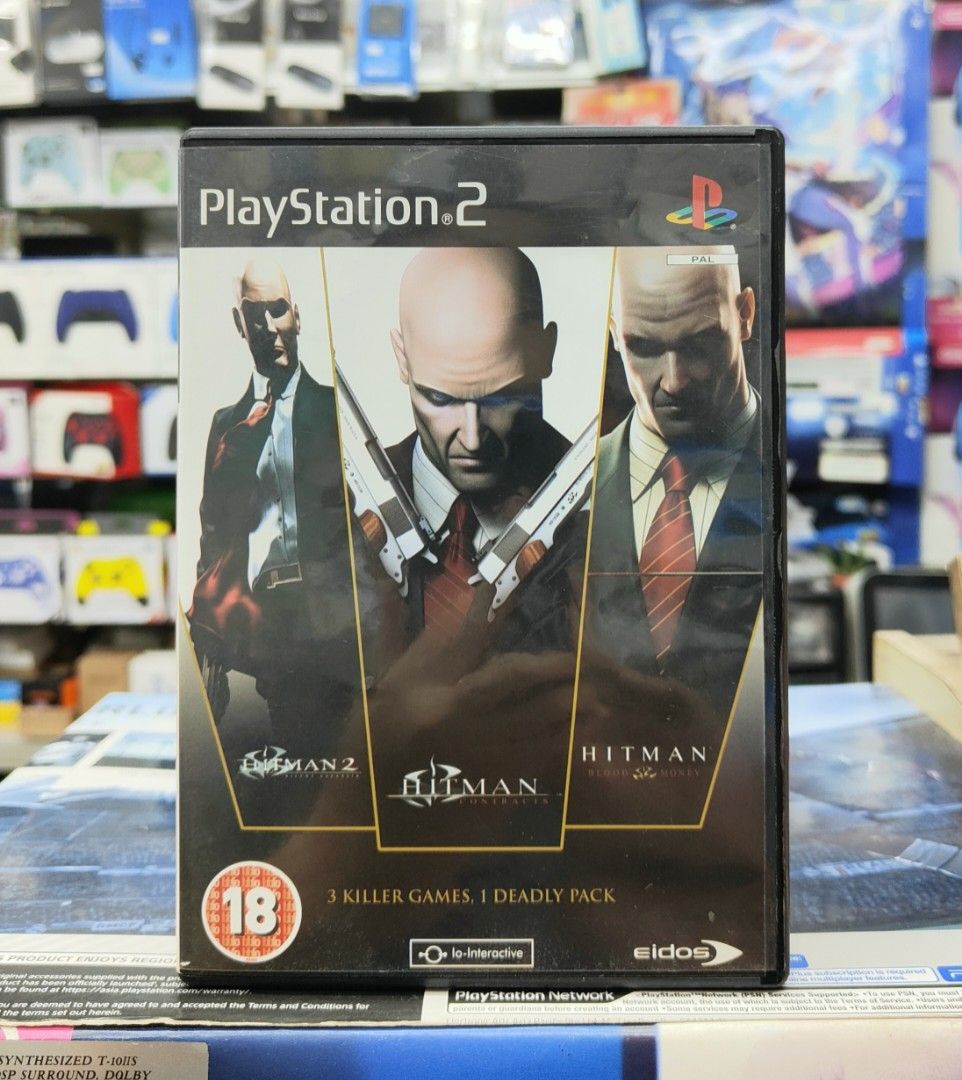 PS2 Hitman The Triple Hit Pack, Video Gaming, Video Games, PlayStation ...