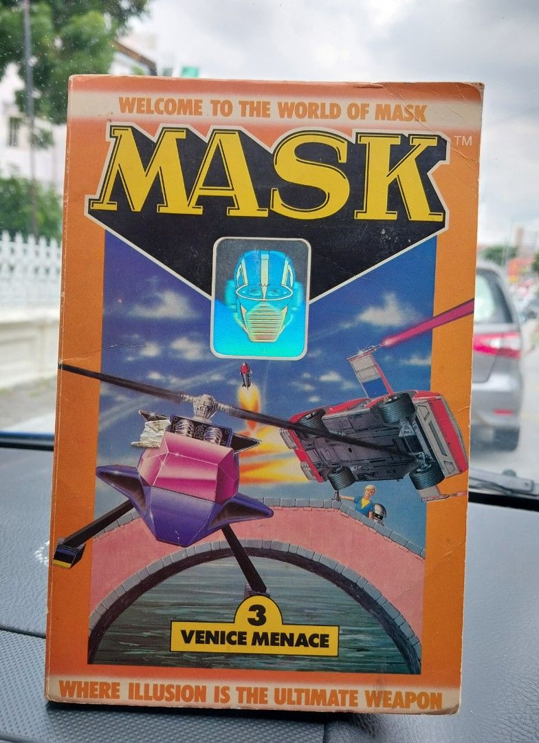 Rare Vintage 1986 MASK : Book 3 Venice Menace Chapter Storybook ...
