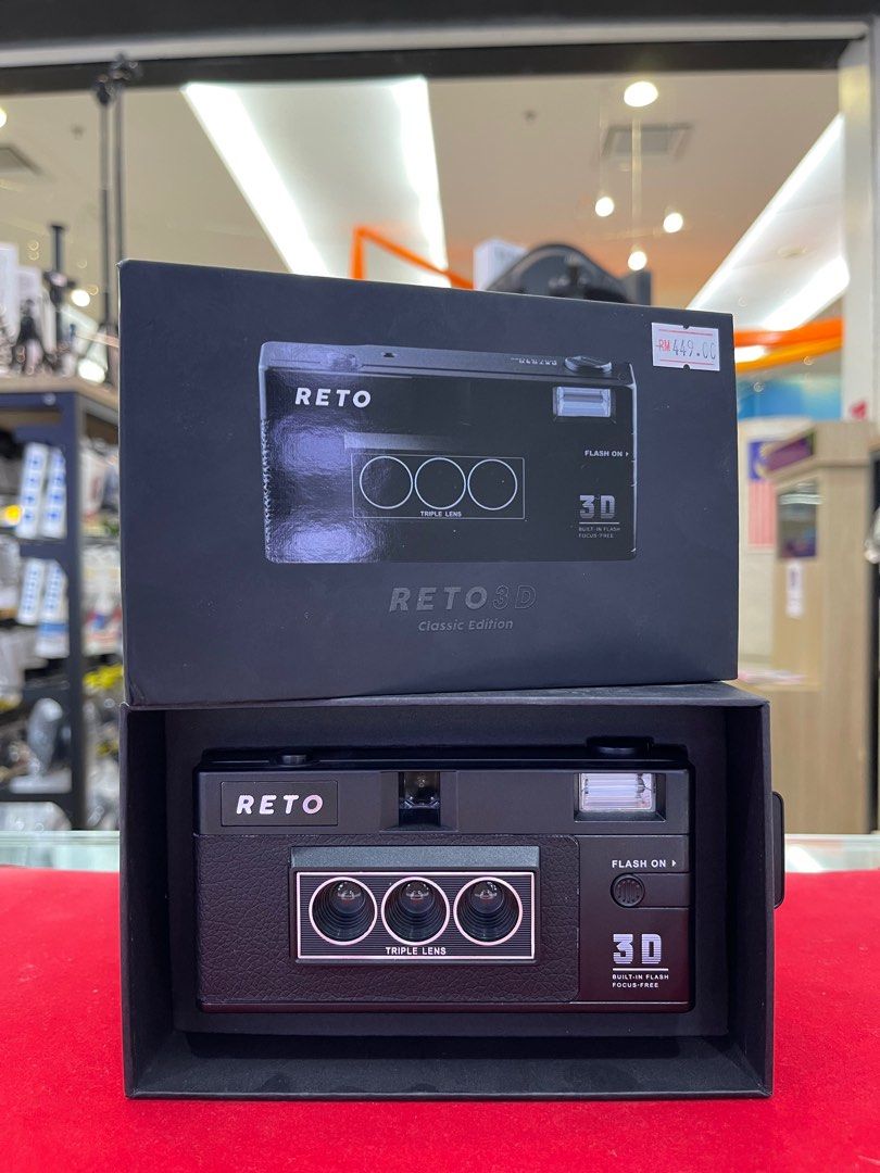 RETO 3D CLASSIC FILM CAMERA, Photography, Cameras on Carousell