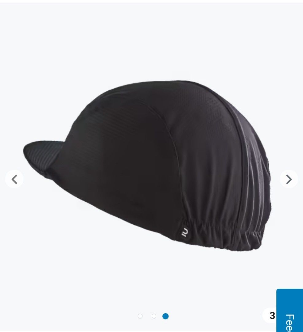 Black VAN RYSEL Road Cycling Cap, Sports Equipment, Other Sports ...