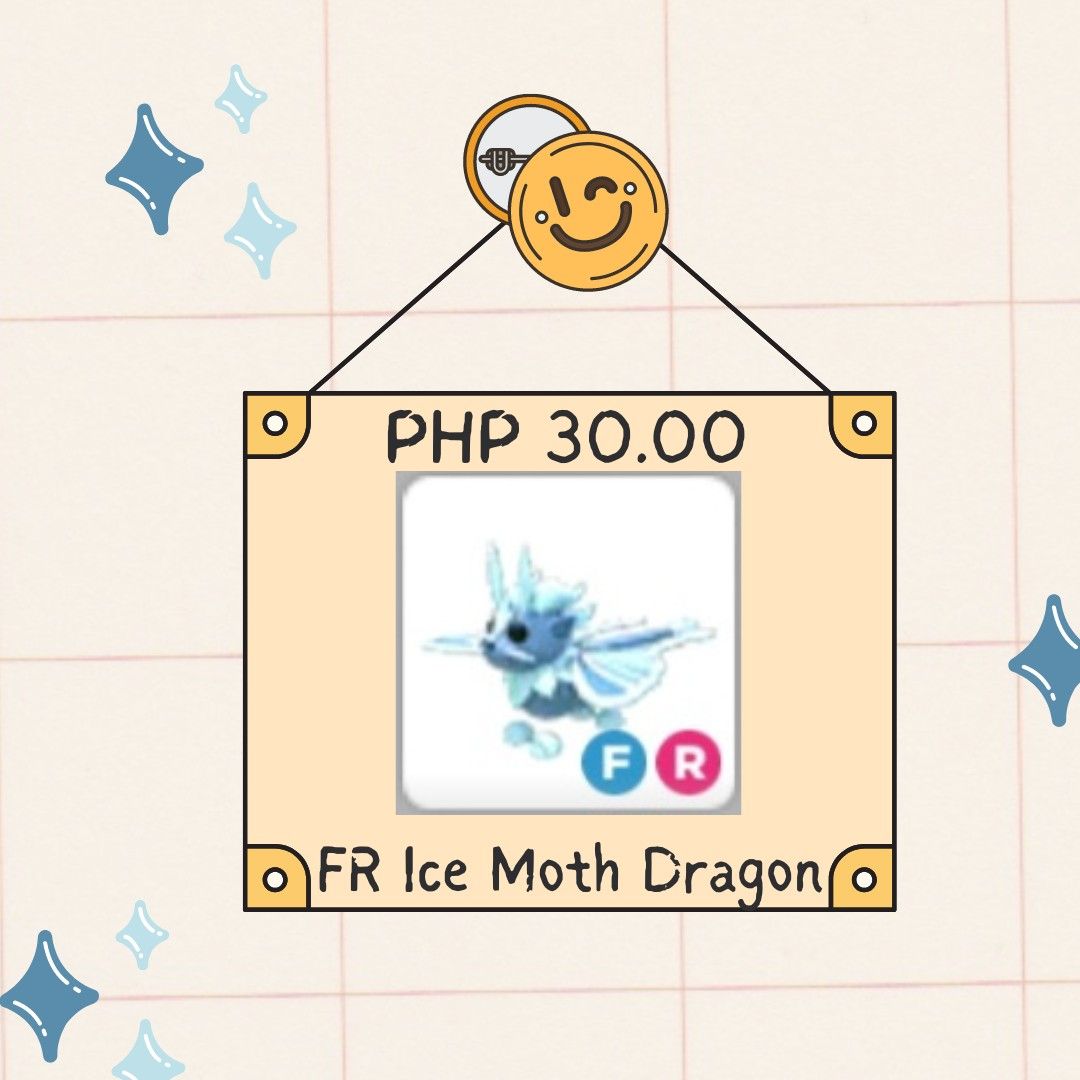 Roblox/Adopt Me | Ice Moth Dragon, Video Gaming, Video Games, Others on ...