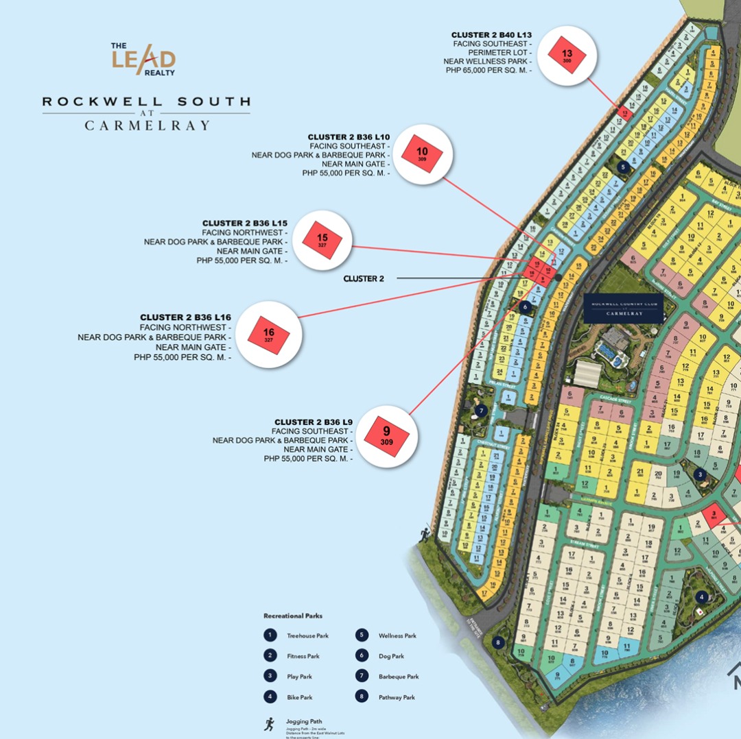 Rockwell South at Carmelray Lots for Sale Nuvali Laguna Calamba Laguna ...