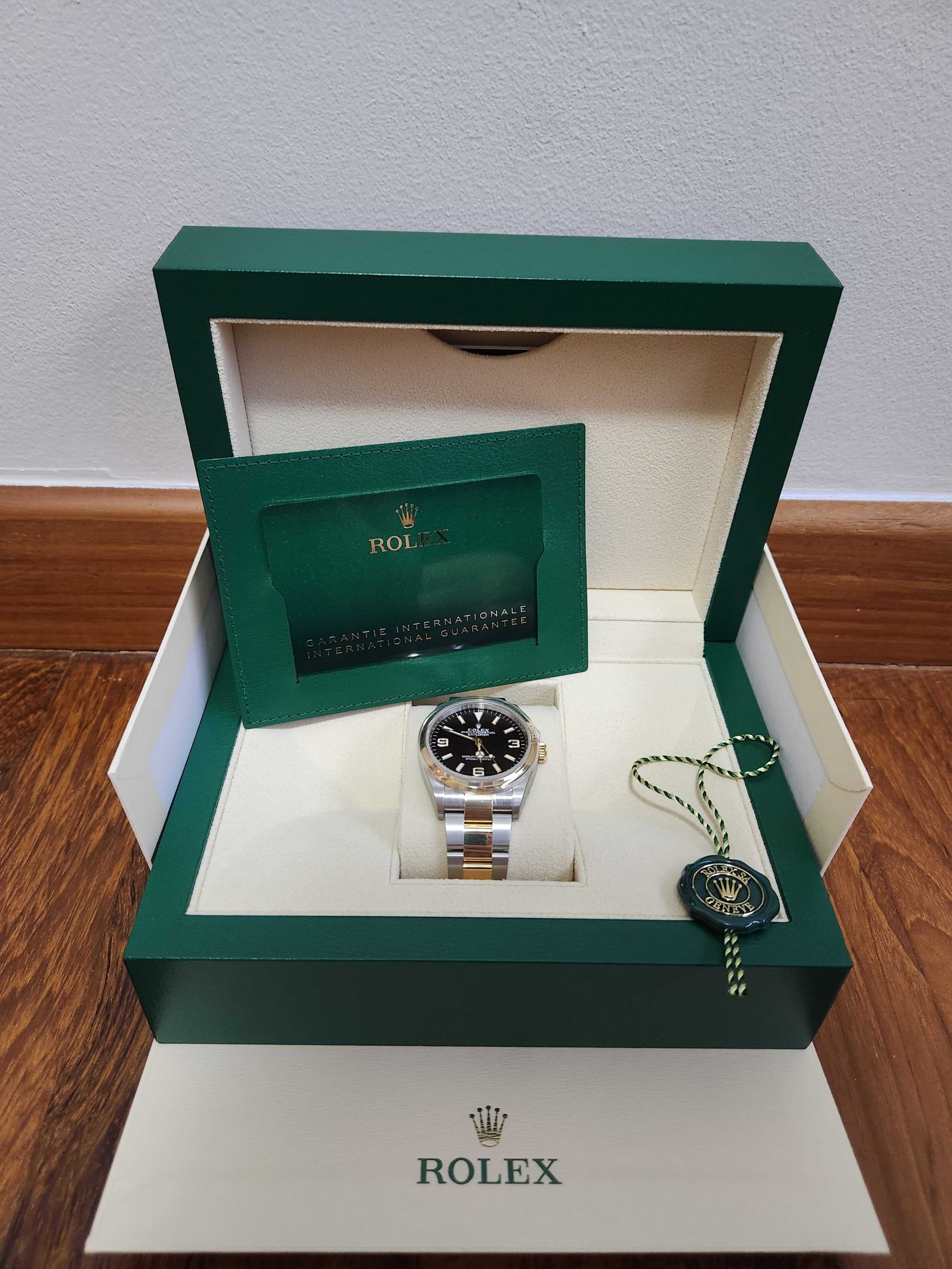 Rolex Explorer two tone, Luxury, Watches on Carousell
