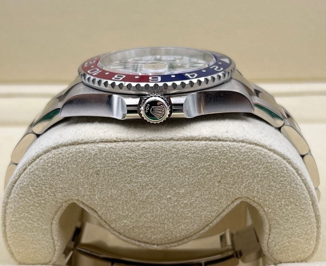 ROLEX GMT 126719BLRO 白金百事隕石面 2021年 二手全套, 名牌, 手錶 - Carousell