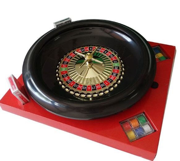 SG STOCK Russian Roulette Set 16-inch Plastic Turntable With Tablecloth ...