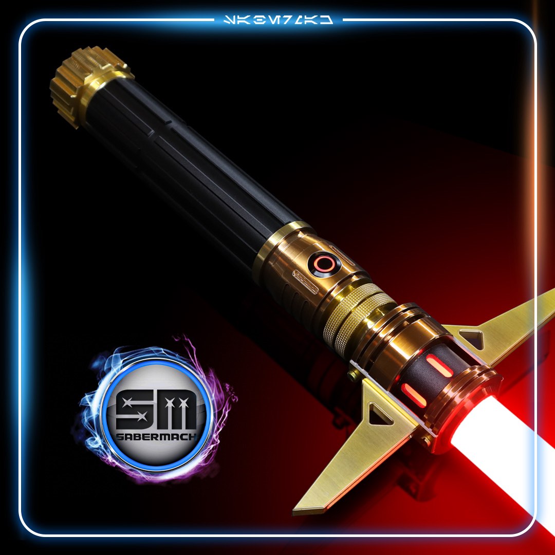 SaberMachVoyager Claymore (Gold & Copper) Lightsaber, Hobbies & Toys ...