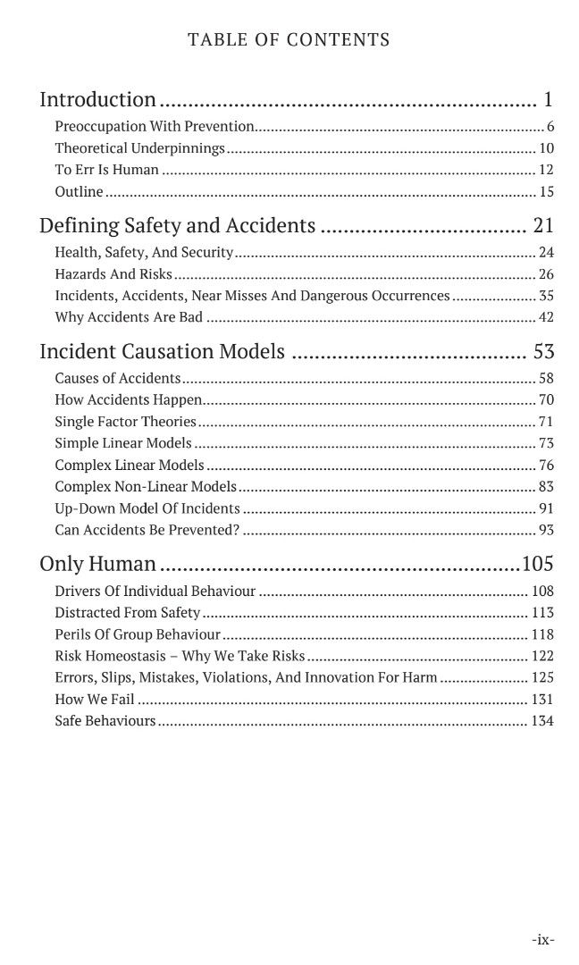 Safety Textbook: Why Safety Is Not By Accident - Safety and Risk ...