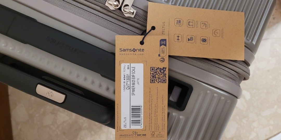 Samsonite ZELTUS Spinner 69/25cm Latte/ Light Brown Colour, Hobbies ...