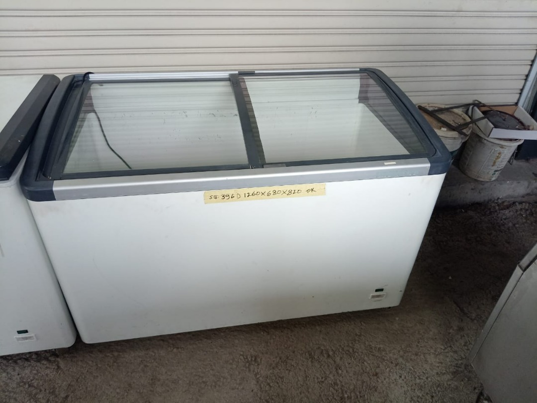 SB396 Chest Freezer Sliding Door Top, TV & Home Appliances, Kitchen ...